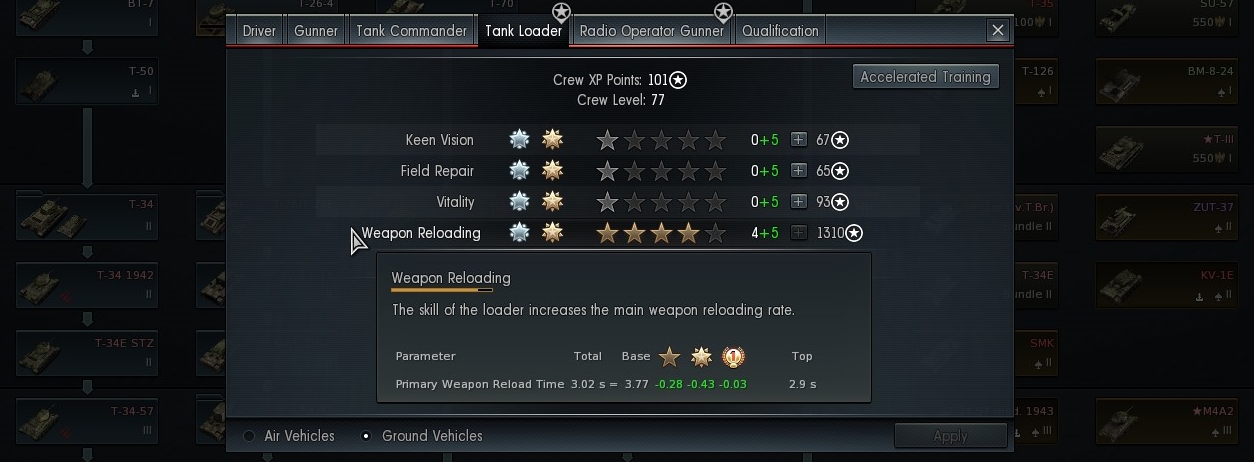 [Development]Improved Crew Skills with Update 1.53 - War Thunder